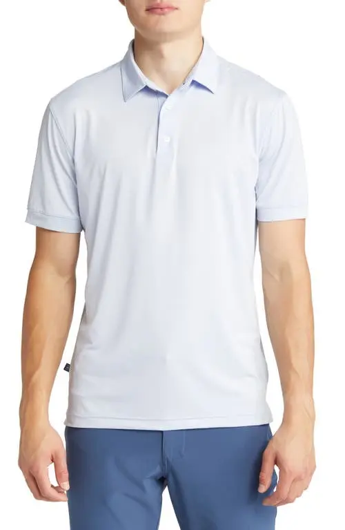 Mizzen+main Versa Solid Golf Polo - Sky Solid