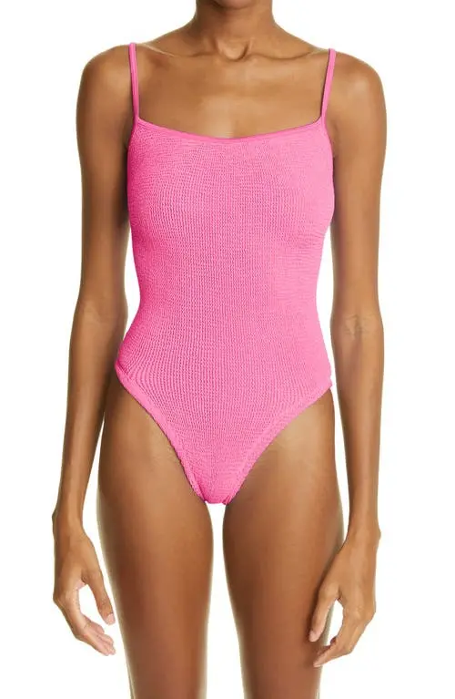 Hunza G Pamela One-piece Swimsuit - Bubblegum