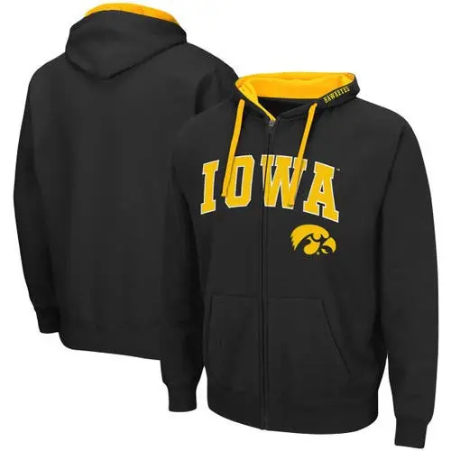 COLOSSEUM Iowa Hawkeyes Big & Tall Full-zip Hoodie