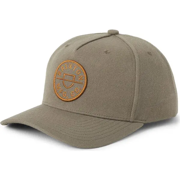 Brixton Crest X Mp Snapback Baseball Cap - Dkocr