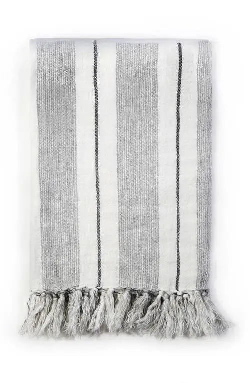 POM POM AT HOME Laguna Throw Blanket - Grey/charcoal