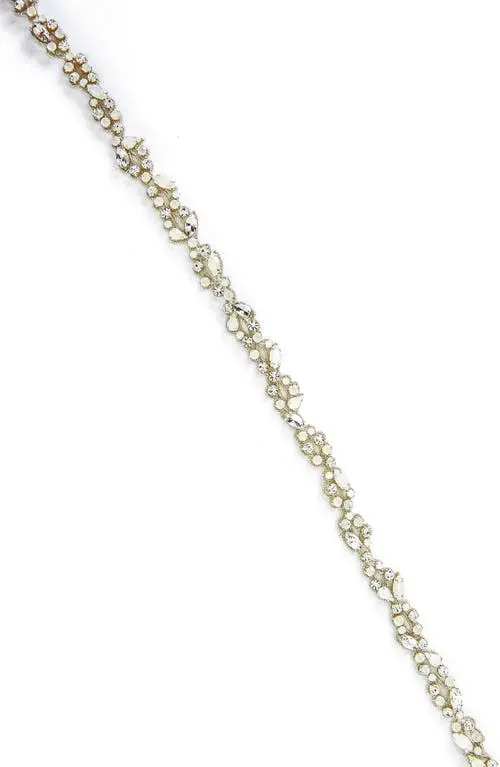 Brides & Hairpins Helia Crystal Sash - Silver