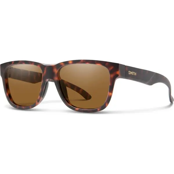 SMITH Lowdown Slim 2 53mm Chromapop™ Square Sunglasses - Matte Tortoise/brown