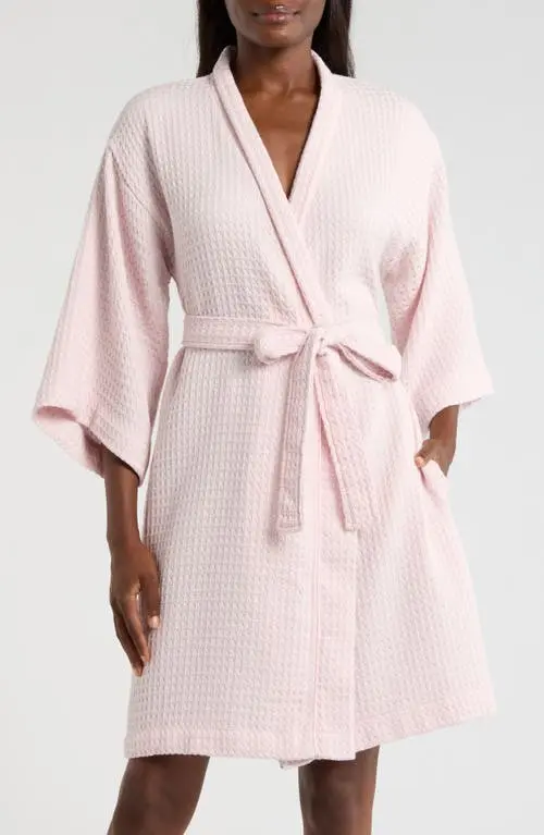 Nordstrom Everyday Waffle Robe - Pink Loft
