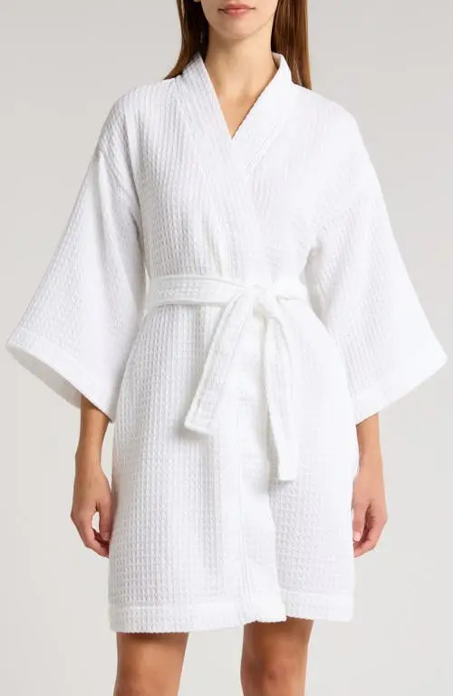 Nordstrom Everyday Waffle Robe - White
