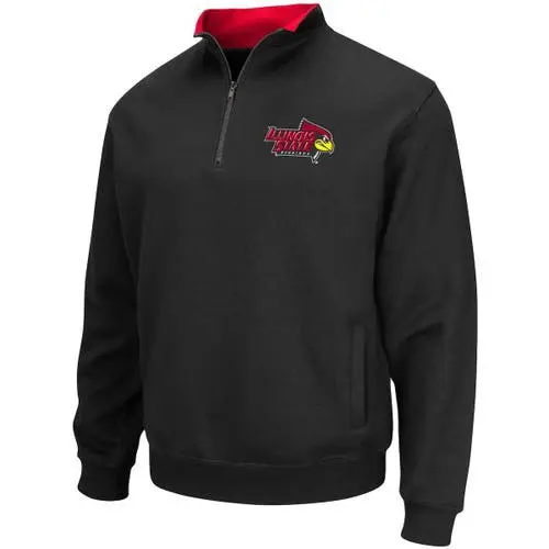 COLOSSEUM Illinois State Redbirds Tortugas Logo Quarter-zip Pullover Jacket