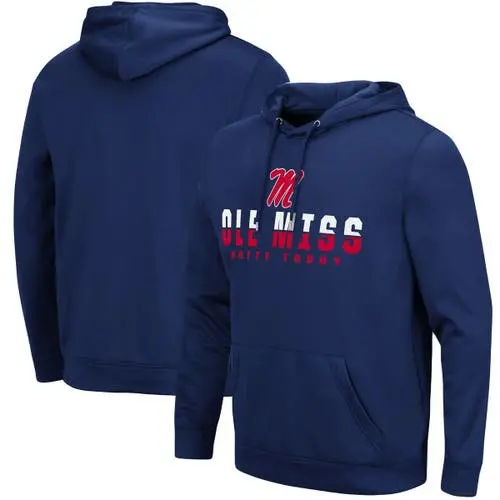 COLOSSEUM Ole Miss Rebels Lantern Pullover Hoodie