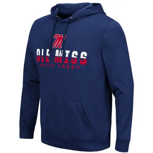 COLOSSEUM Ole Miss Rebels Lantern Pullover Hoodie