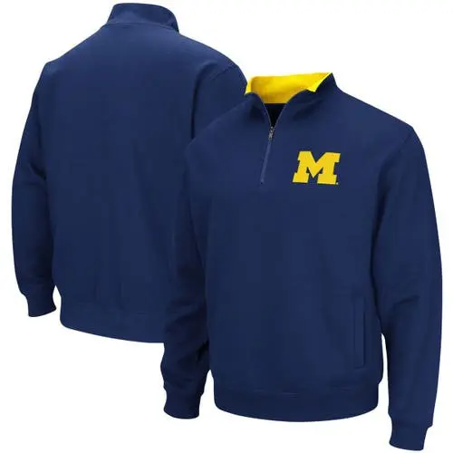 COLOSSEUM Michigan Wolverines Tortugas Quarter-zip Jacket