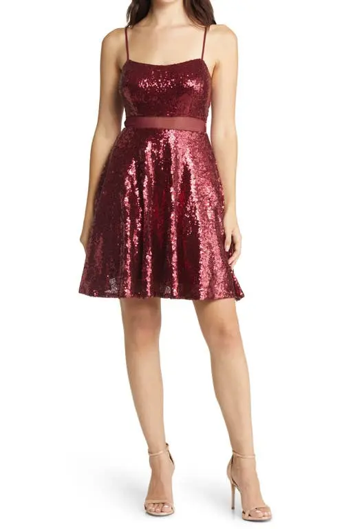 LNL Sequin Skater Dress