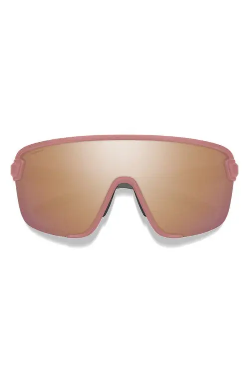 SMITH Bobcat Chromapop™ Shield Sunglasses - Chalk Rose/rose Gold Mirror