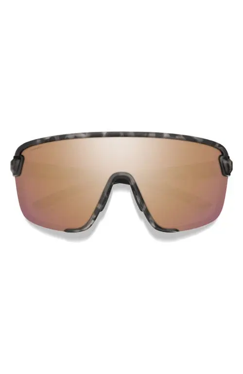 SMITH Bobcat Chromapop™ Shield Sunglasses - Salt Haze/rose Gold Mirror