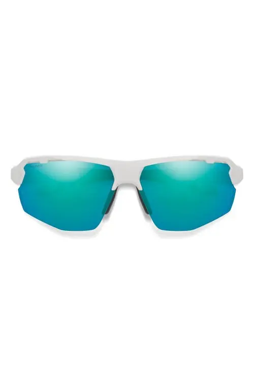 SMITH Resolve Photochromic Oversized Shield Sunglasses - White/opal Mirror