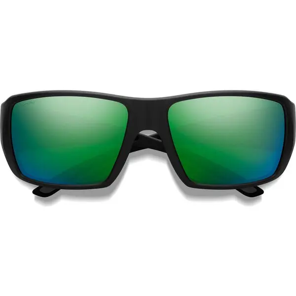 SMITH Square Sunglasses - Black / Chromapop Glass Green