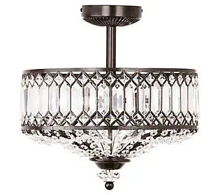 RIVER OF GOODS 15.25'h Semi-flush Mount Lightin G Fixture - One-color