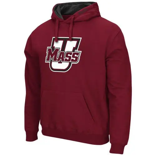 COLOSSEUM Umass Minutemen Arch And Logo Pullover Hoodie