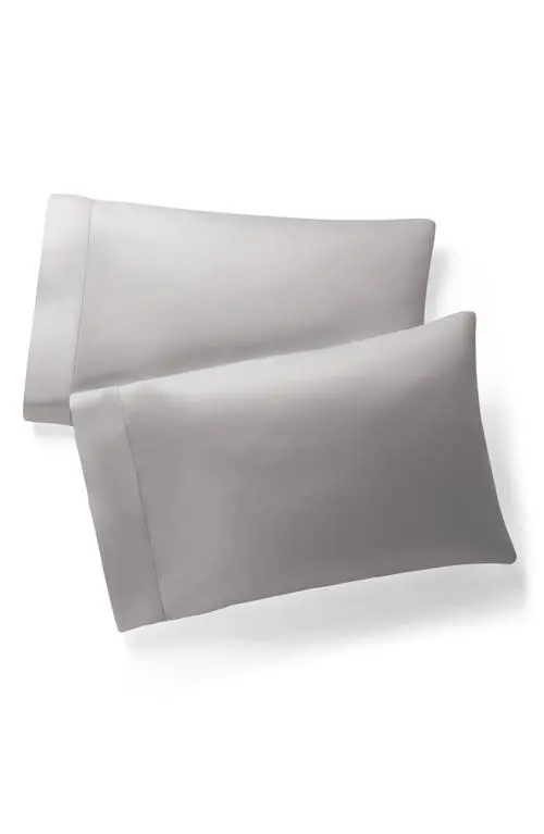 Ralph Lauren Set Of 2 624 Thread Count Organic Cotton Sateen Pillowcases - True Platinum
