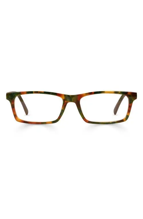 Eyebobs Number Cruncher 53mm Reading Glasses - Green / Brown Tortoise Forest