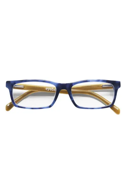 Eyebobs Number Cruncher 53mm Reading Glasses - Medium Blue/clear