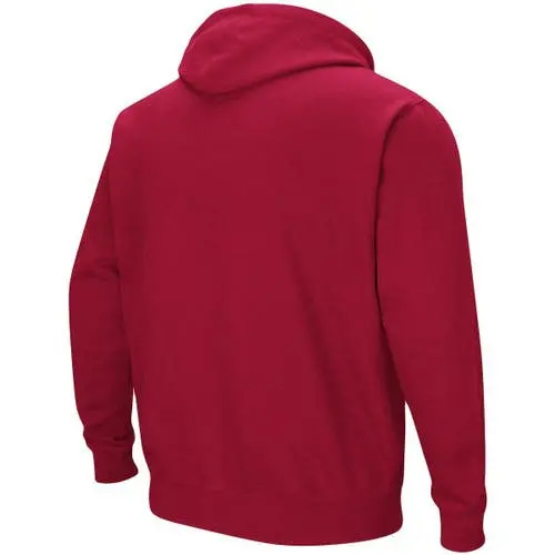 COLOSSEUM Arkansas Razorbacks Arch & Logo 2.0 Pullover Hoodie