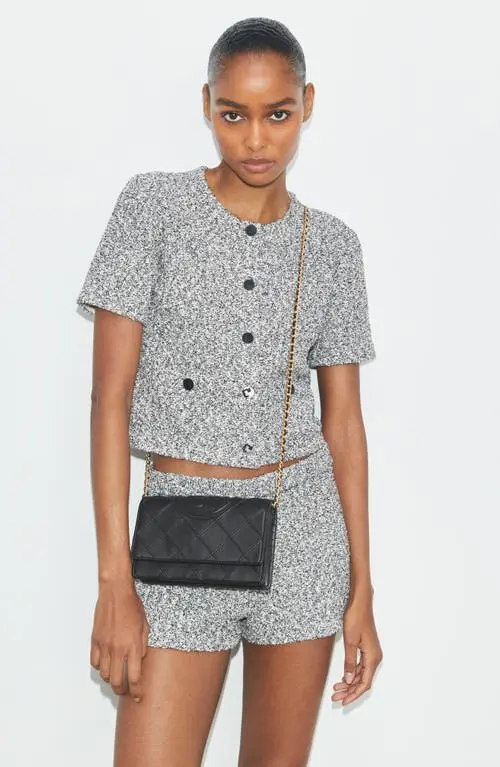 Tory Burch Fleming Crossbody - Black
