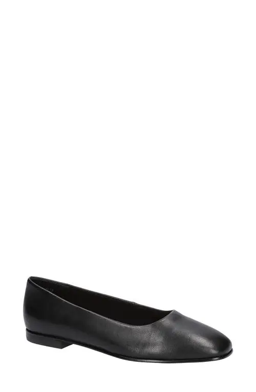 BELLA VITA Kimiko Flat - Black Leather