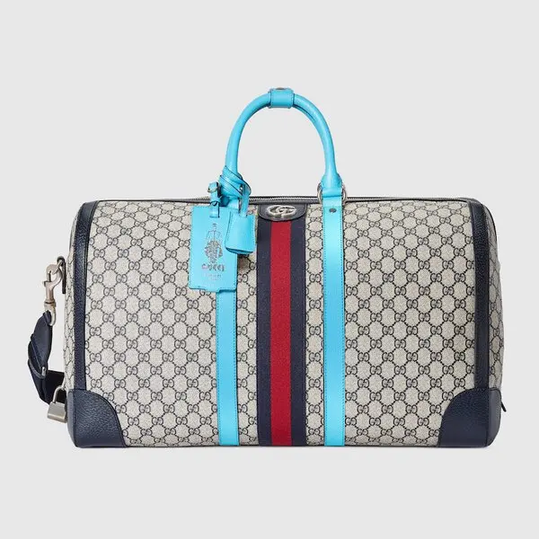 Gucci Savoy Large Duffle Bag - Beige