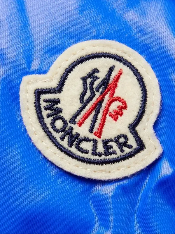 Moncler Maya Quilted Hooded Down Jacket - Blue