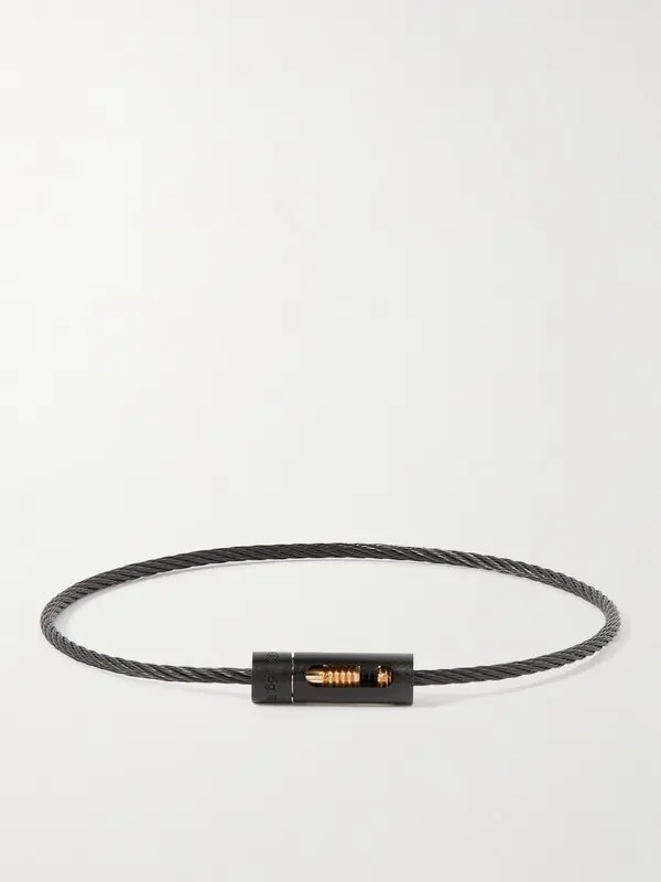 Le Gramme 5g Recycled Titanium Bracelet - Black