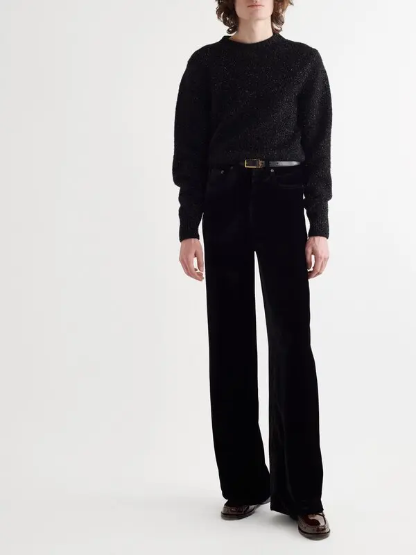 Saint Laurent Le Loafer Leopard-print Leather Penny Loafers
