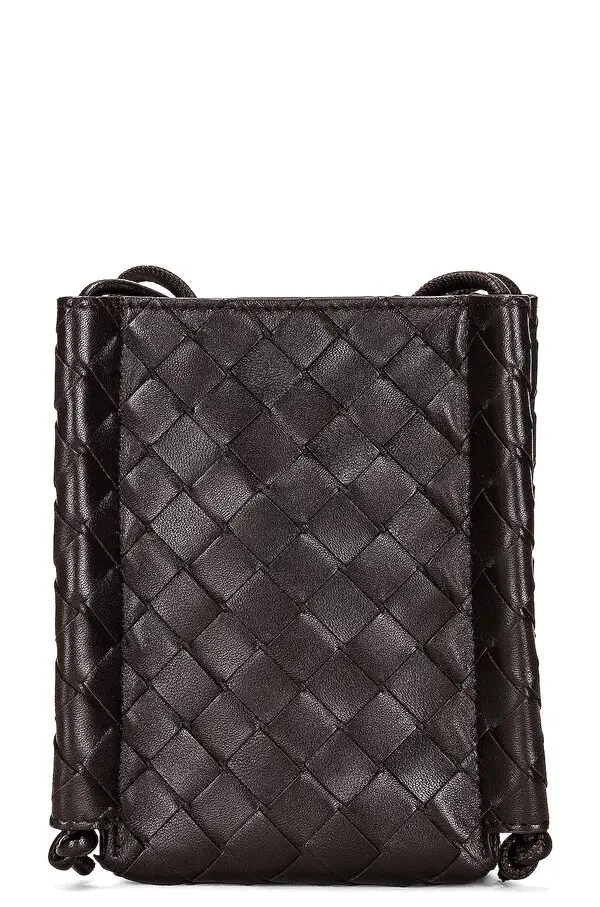Bottega Veneta Pouch On Strap In Chocolate