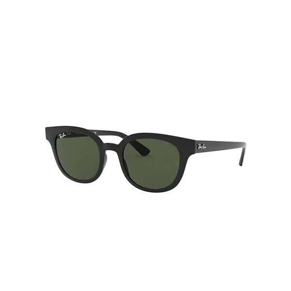 Ray-Ban Rb4324f Sunglasses Frame Green Lenses In Black - 50% Off