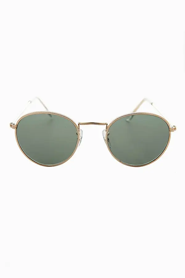 SUNGLASS MUSEUM Vintage Julian Sunglasses - Gold