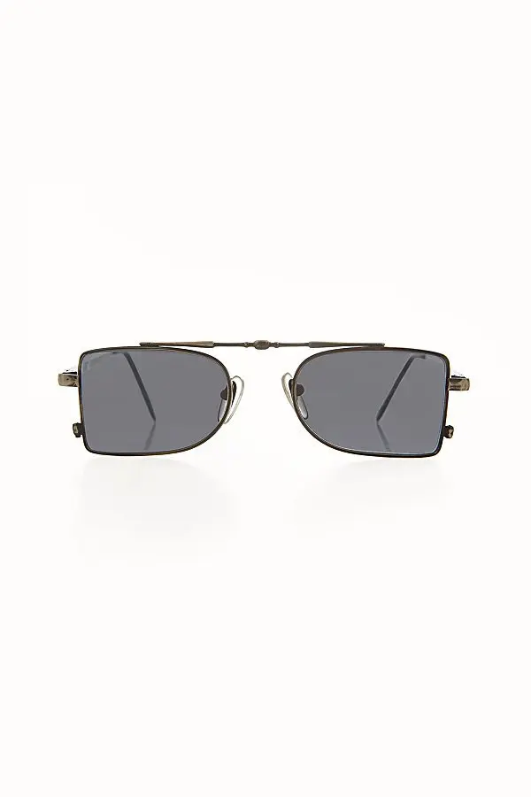 SUNGLASS MUSEUM Vintage Delvin Pilot Sunglasses - Gunmetal