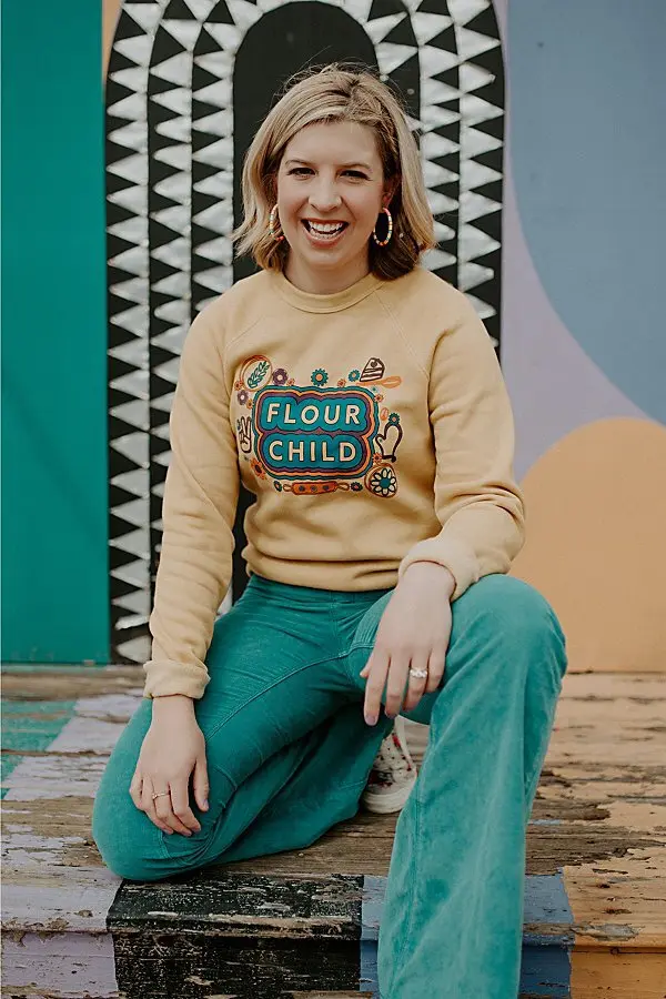 OVERSEASONED Flour Child Crewneck