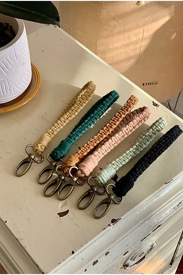 MACRAMÉ BY MONDAY Wristlet Keychain
