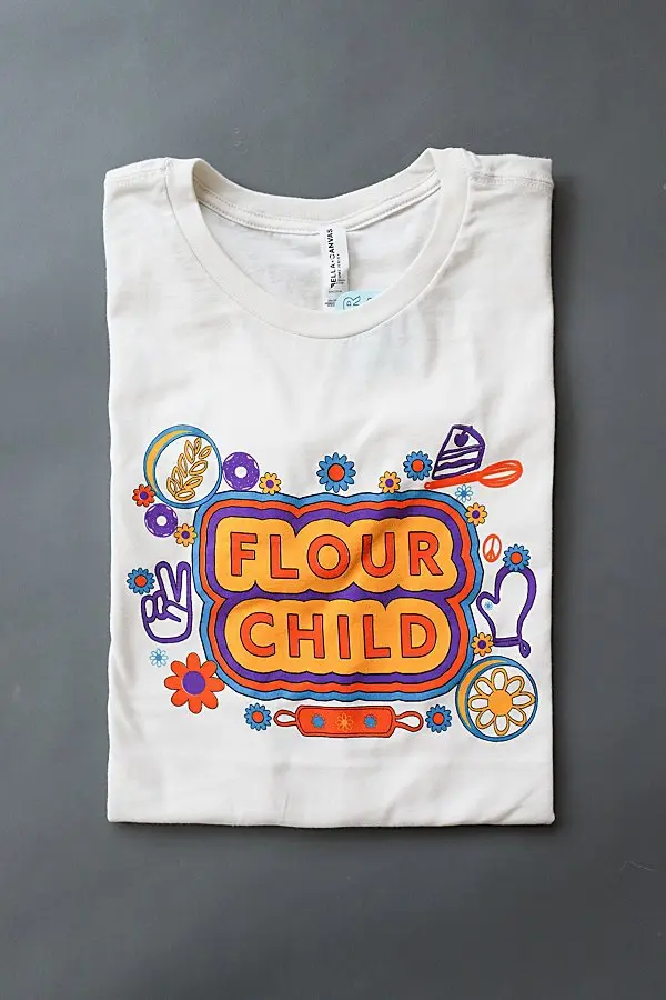 OVERSEASONED Flour Child Tee - Vintage White