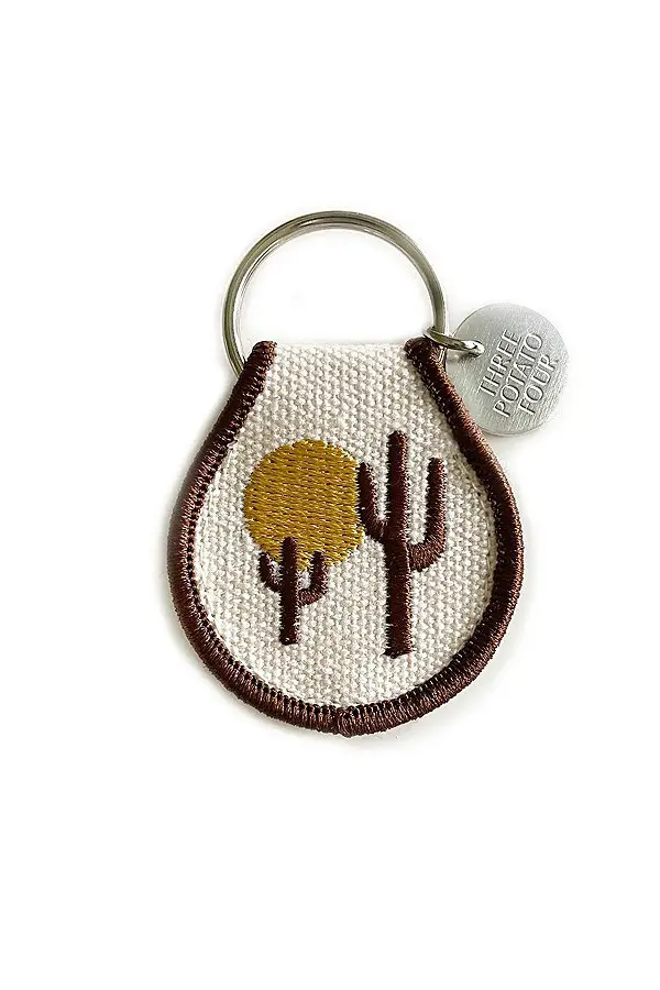 THREE POTATO FOUR Patch Keychain - Desert Vibes