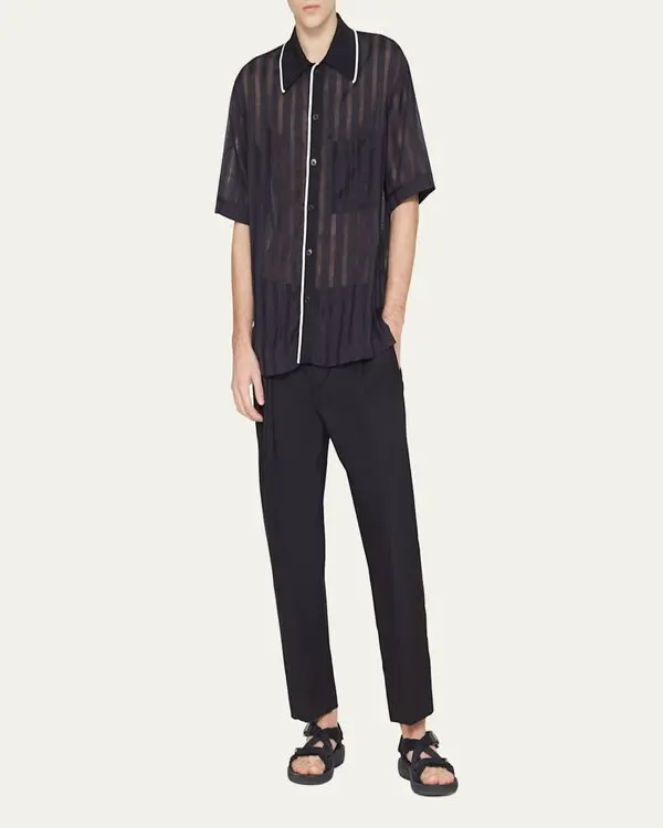 3.1 Phillip Lim Double-pleated Cropped Pants