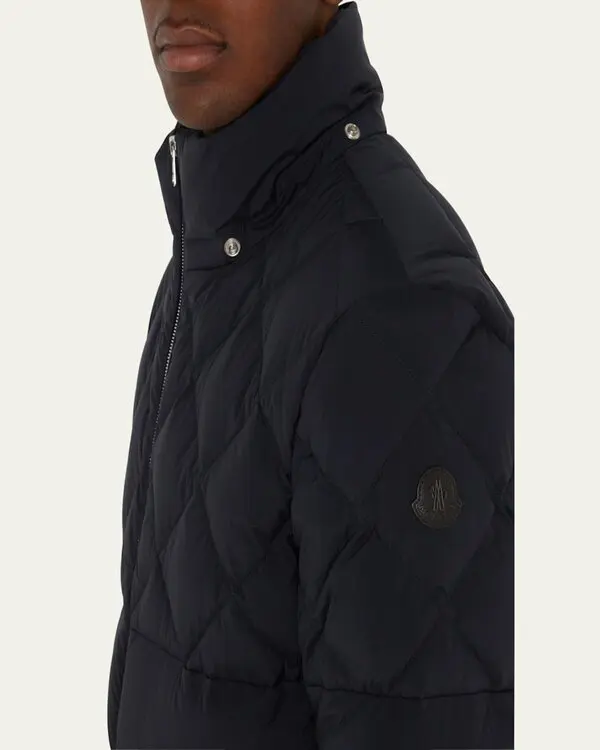 Moncler Cecaud Quilted Down Jacket - Navy