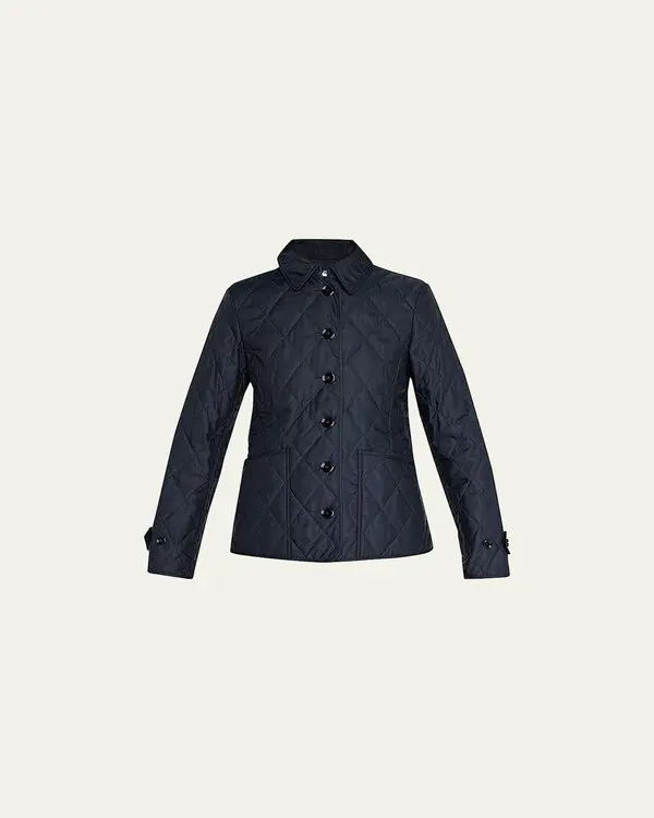 Burberry Diamond Quilted Jacket - Midnight