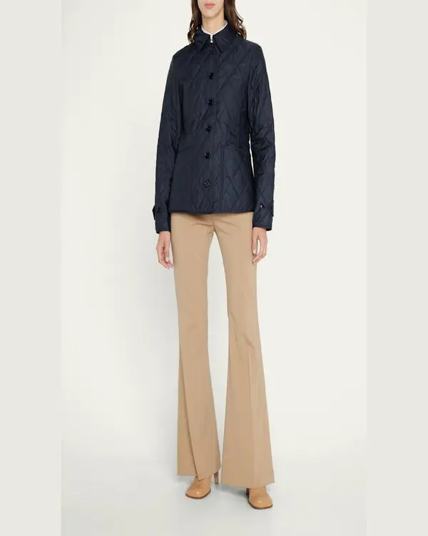 Burberry Diamond Quilted Jacket - Midnight