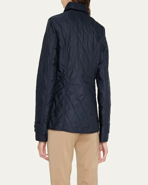 Burberry Diamond Quilted Jacket - Midnight