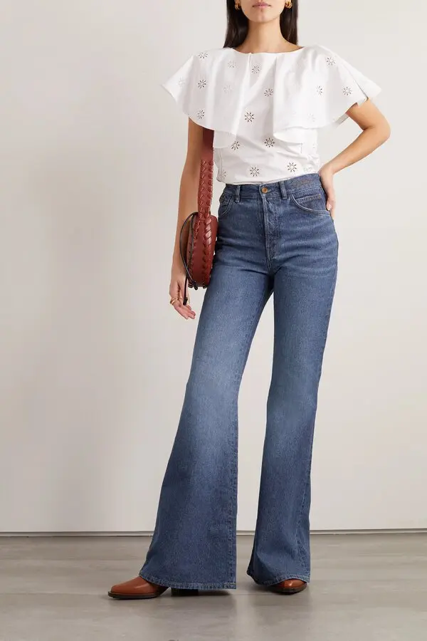 Chloé Merapi High-rise Flared Jeans