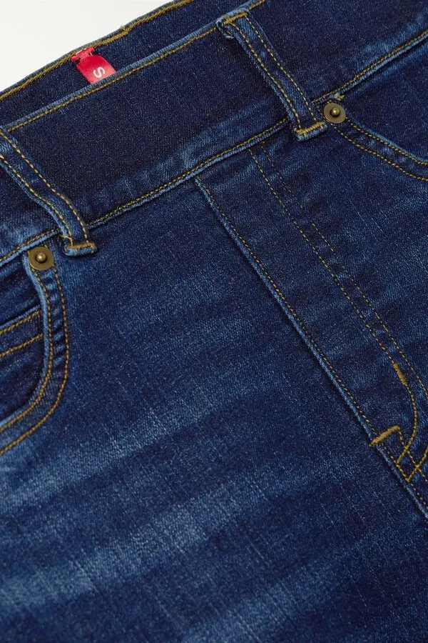 Spanx High-rise Flared Jeans - Blue