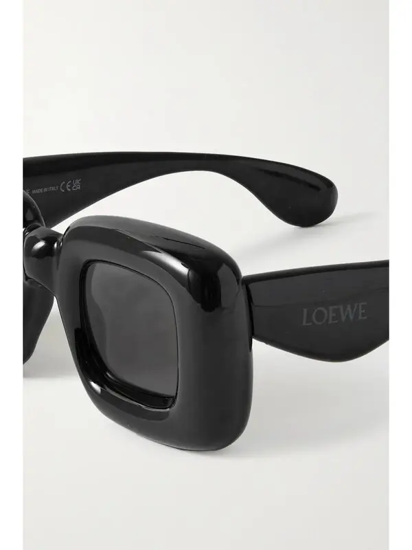Loewe Inflated Oversized Square-frame Sunglasses - Black
