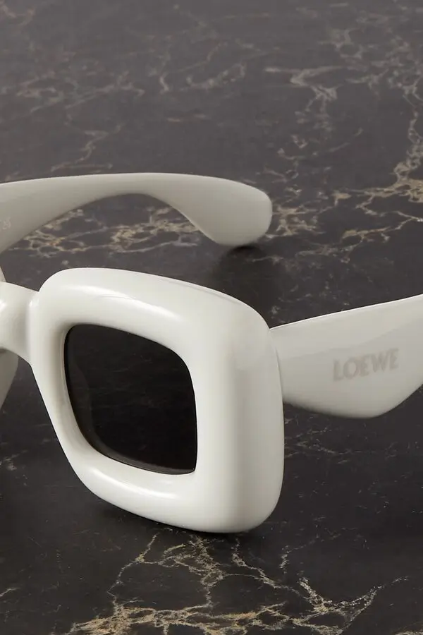Loewe Inflated Oversized Square-frame Sunglasses - White