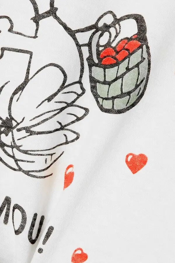 RE/DONE Printed Cotton-jersey T-shirt