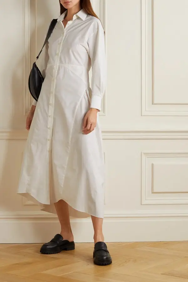 Bouguessa Sara Cotton-poplin Maxi Shirt Dress
