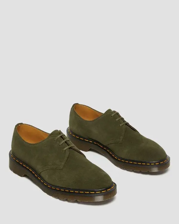 Dr. Martens 1461 Made In England Shoes - Green